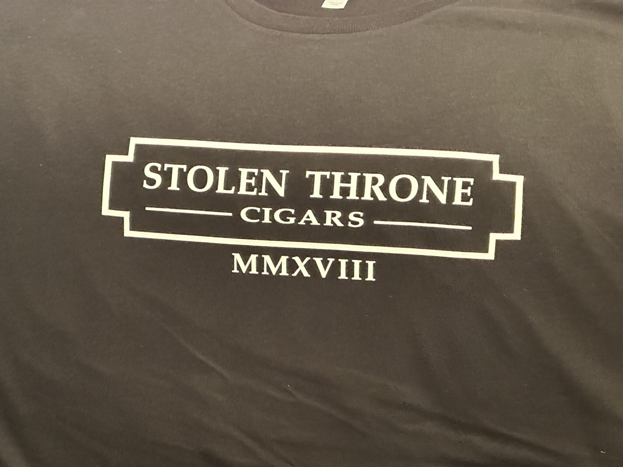 STC "Box" Logo Shirt - Stolen Throne Cigars